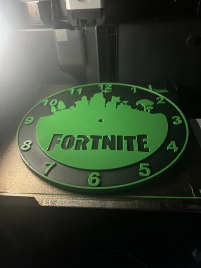 Fortnite Clock by Metzaranad MakerWorld: Download Free 3D Models
