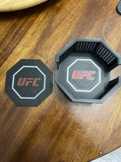 UFC Coaster Set by CreativeBones - MakerWorld