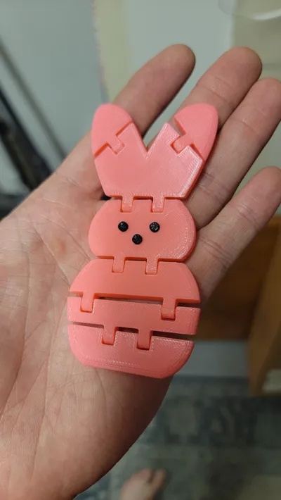 Flexi Easter Peeps - Peep Bunny and Chick Fidget by K2_Kevin - MakerWorld