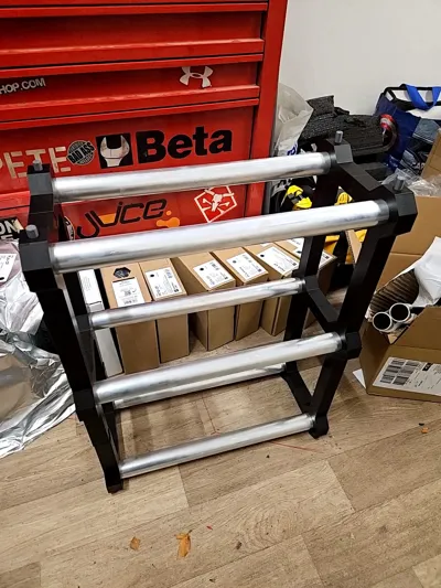 Modular Filament Rack PVC Pipe Remixed by MaximeB - MakerWorld