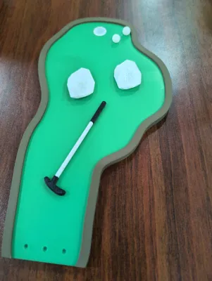 Desktop Mini Golf Hole 1 by MoltenPlastic3D MakerWorld: Download Free ...