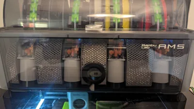 Bambu Lab AMS Desiccant Holder Set - Free 3D Print Model - MakerWorld