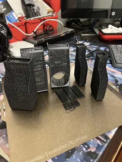 Bambu Lab AMS Desiccant Holder Set - Free 3D Print Model - MakerWorld