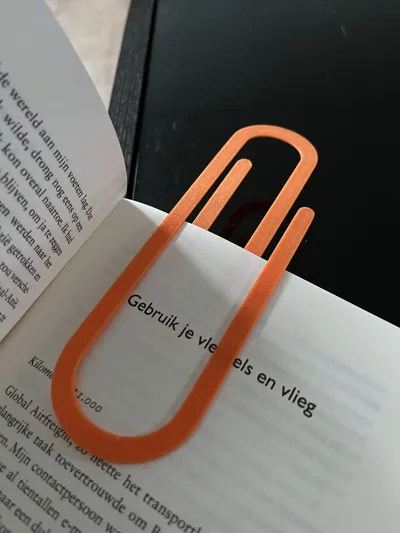 Giant Paper Clip Bookmark by Ken Mills - MakerWorld
