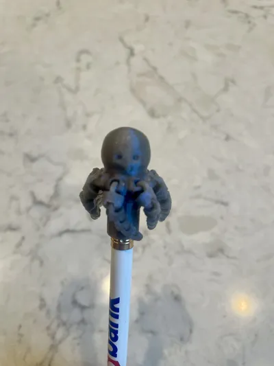 Pencil Topper With Octopus Remixed by ItsNico MakerWorld: Download Free 3D Models