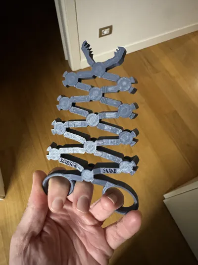 Scissor Snake Standard - Free 3D Print Model - MakerWorld