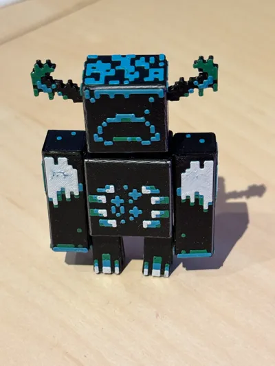 Minecraft Warden Full Color by t.schafer MakerWorld: Download Free 3D ...