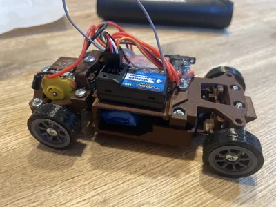 Fully Printed 1:28 RC Car Chassis (MINI-Z compatible) - Free 3D Print ...