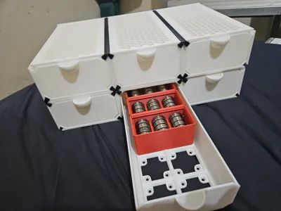 Modular Gridfinity Drawers Remixed by techgundam MakerWorld: Download ...