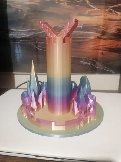 CRYSTAL DRAGON ARTICULATED -SNAKE DRAGON STAND by RETIRED BUDS 3D ...