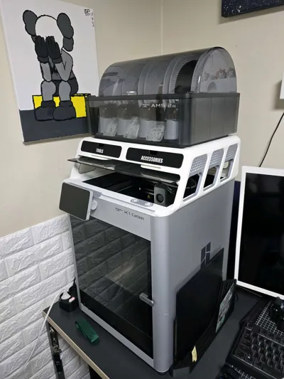 BLV - AMS Riser CLEAN and TEXT drawers Remixed by benlevi MakerWorld ...