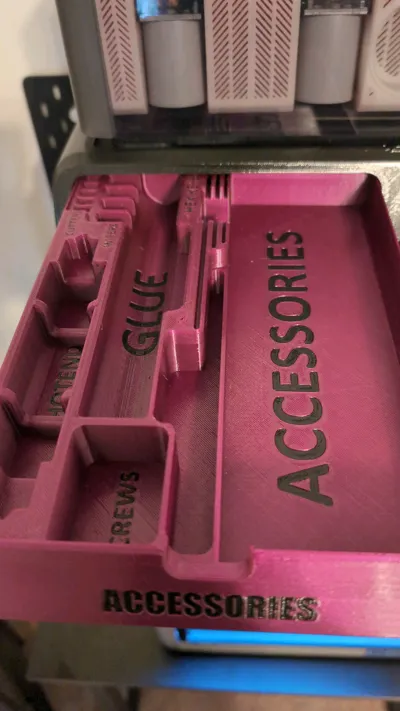 BLV - AMS Riser CLEAN and TEXT drawers Remixed by benlevi MakerWorld ...