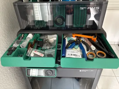 BLV - AMS Riser CLEAN and TEXT drawers Remixed by benlevi MakerWorld ...