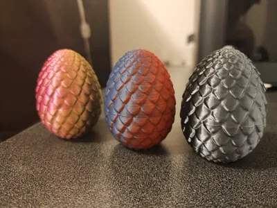 Threaded Dragon Egg, Great for Easter and Gifts Shared by 3Dennis - MakerWorld