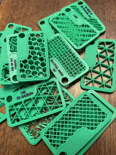 Bambu Infill Swatches with box 来自 Yuro3d - MakerWorld