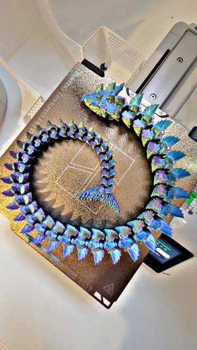 aquatic dragon - Free 3D Print Model - MakerWorld