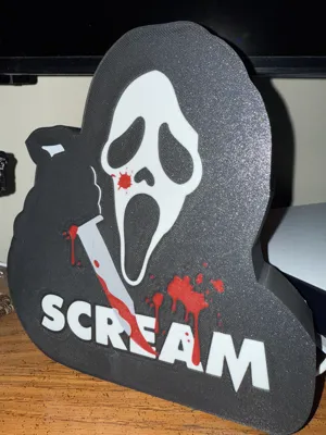Scream Light Box - Free 3D Print Model - MakerWorld
