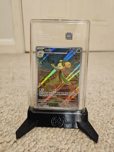 Suporte para cartão Pokémon PSA + suporte para toploader por teddy ...