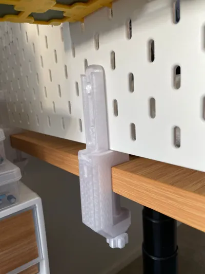 Skadis Desk Clamp by Lozagon1234 MakerWorld: Download Free 3D Models