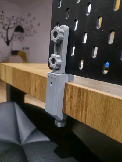 Skadis Desk Clamp by Lozagon1234 MakerWorld: Download Free 3D Models