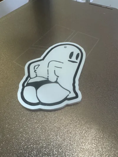 Booo ty Ghost Keychain by Black Glovz MakerWorld: Download Free 3D Models