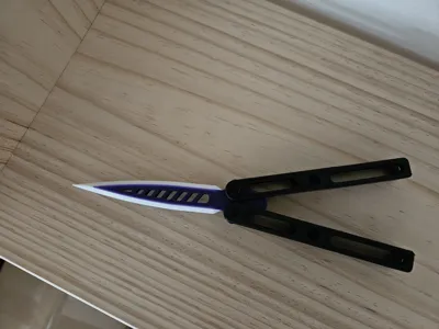 Butterfly Knife by Roland Deschain MakerWorld: Download Free 3D Models