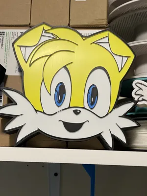 tails light box (sonic the hedgehog) by Everard90 - MakerWorld