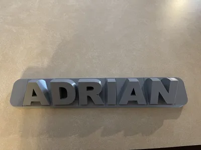 3D Name from letters - Standard font by LayerModels MakerWorld ...