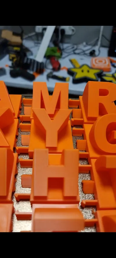 3D Name from letters - Standard font por LayerModels MakerWorld ...