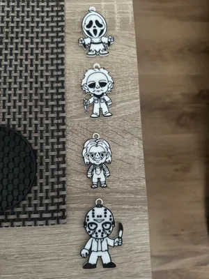Horror Key Chains by speedlimit31 MakerWorld: Download Free 3D Models
