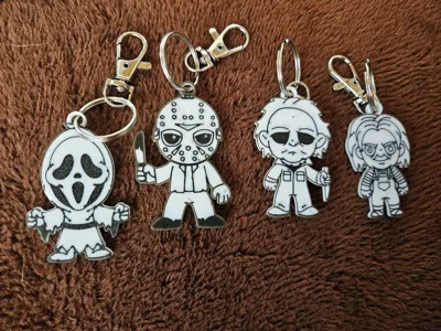 Horror Key Chains by speedlimit31 MakerWorld: Download Free 3D Models