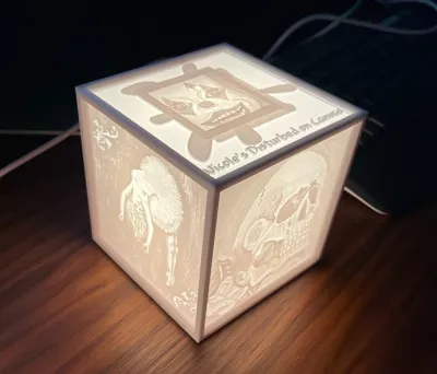 Horror Movie Poster Lithophane box by PAPA Emeritus IV - MakerWorld