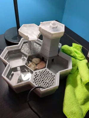 Modular Desktop Fountain Shared by Vinrisa MakerWorld: Download Free 3D ...