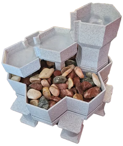Modular Desktop Fountain Shared by Vinrisa MakerWorld: Download Free 3D ...