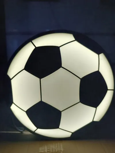 Soccer Ball Lightbox by ghost310 - MakerWorld