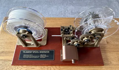 Awesome Filament Spool Rewinder - Upgraded Shared by Biviyt MakerWorld ...