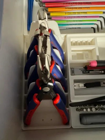 Gridfinity Pliers Racks Shared by Lucas.G - MakerWorld