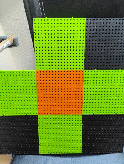 ToolGrid compatible 6x6 peg board by regulat0r MakerWorld: Download ...