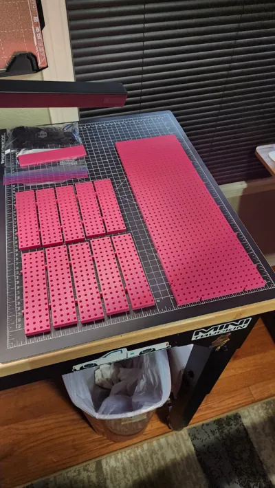 ToolGrid compatible 6x6 peg board by regulat0r MakerWorld: Download ...