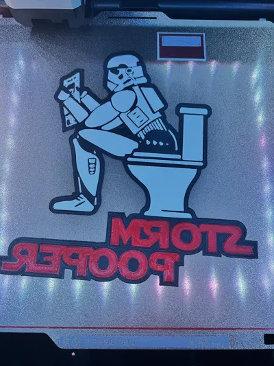 Storm Pooper Star Wars Bathroom Sign by 3DomSculpts - MakerWorld