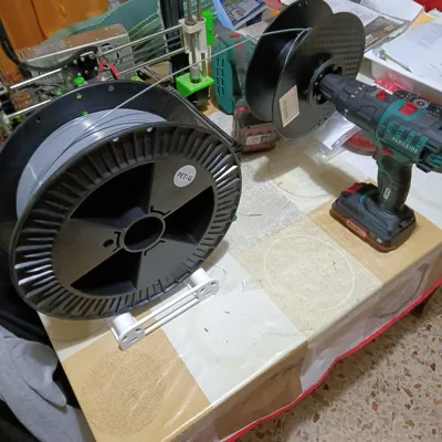 Hex Spool for Drill Chuck Filament Winder (Remix) Remixed by julienk0 ...