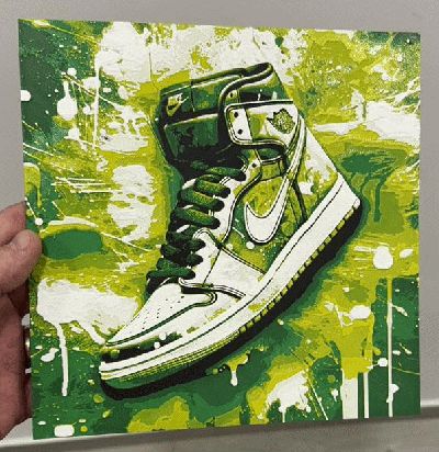 Nike Jordan 1 Splash - Hueforge Filament Painting by ShakaStudio ...