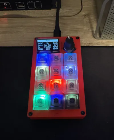 Adafruit RP2040 Macropad Case by Toasty - MakerWorld