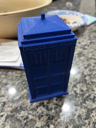 Doctor Who Tardis Box by Vanadium14 - MakerWorld