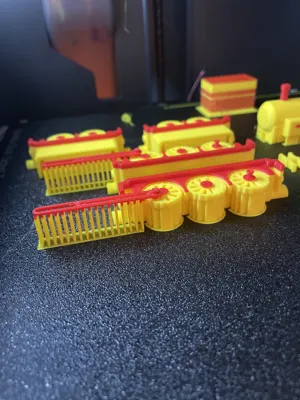 Mini Toy Steam Train, moving side-rods, SNAP TOGETHER, BUILT-IN ...