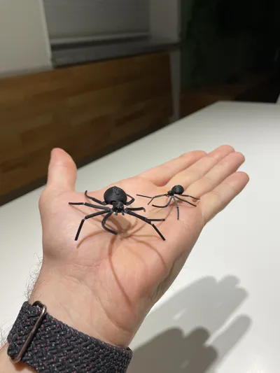 Adjustable leg spider "black widow" by Rickyspanish - MakerWorld
