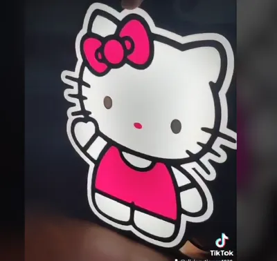 Hello Kitty LED LightBox by Cosmic Debris 3D - MakerWorld