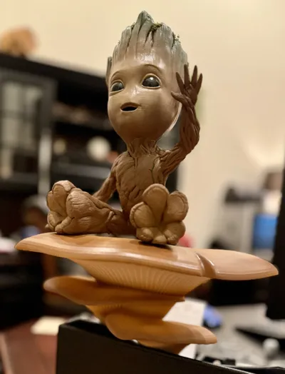 Maxed Waving Groot - 23cm height Shared by ValdiLab - MakerWorld