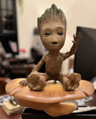 Maxed Waving Groot - 23cm height Shared by ValdiLab - MakerWorld