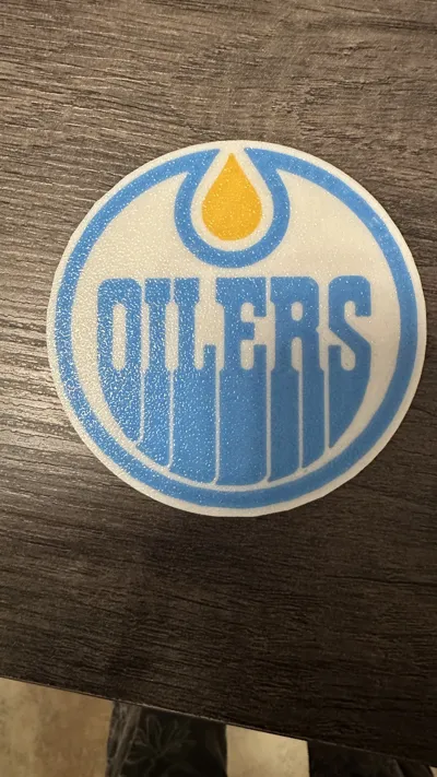 Edmonton Oiler Hockey Coaster by hlrcreations - MakerWorld